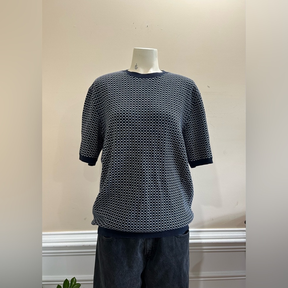 Cos Patterned Knit Top - Gem
